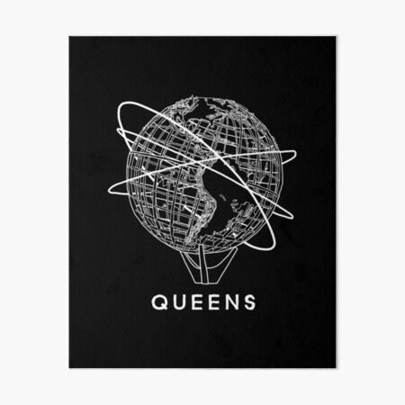 "Queens Flushing Meadows Park New York Unisphere graphic" Art Board ...