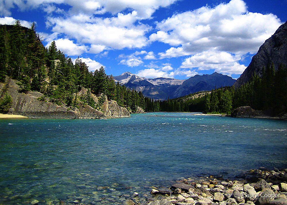 "Bow River, Banff, Alberta" by Laura Cooper | Redbubble
