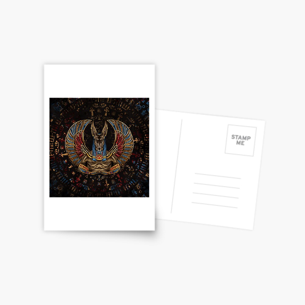 "Anubis - Egyptian God " Throw Blanket for Sale by Nartissima | Redbubble