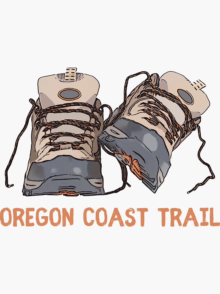 "Oregon Coast Trail" Sticker by awkwarddesignco | Redbubble