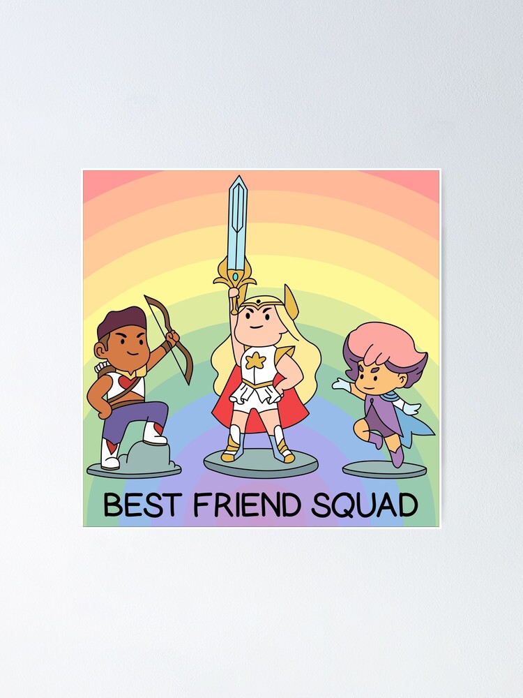 "Best Friend Squad, She-Ra 2018" Poster by DaniiAnn | Redbubble