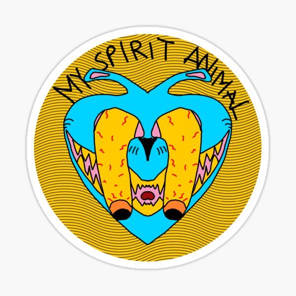 "spirit animal" Sticker for Sale by itsitasil | Redbubble