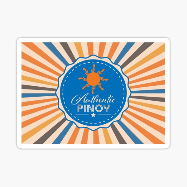 "Authentic Pinoy (Filipino)" Sticker for Sale by heritaj | Redbubble