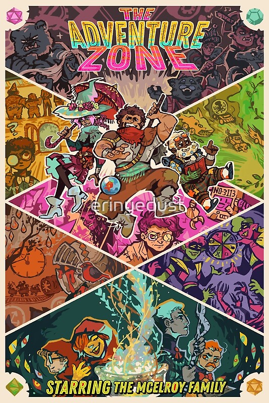 "Adventure Zone Balance Poster" by erinyedust | Redbubble