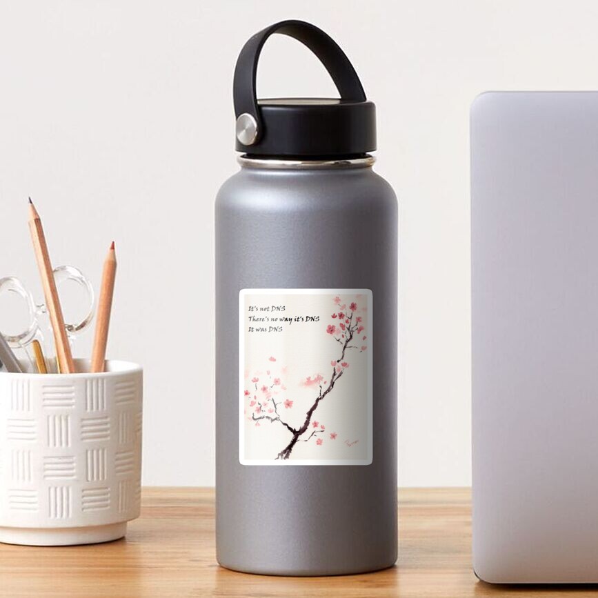 "It's not DNS" Canvas Print for Sale by classictwist | Redbubble