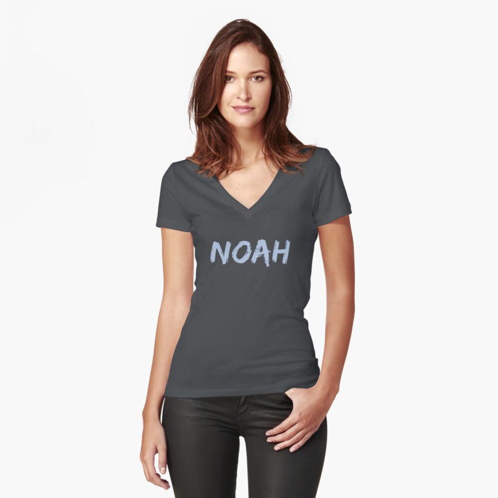 "Noah First Name Personalized Blue Grey" Sticker for Sale by ...