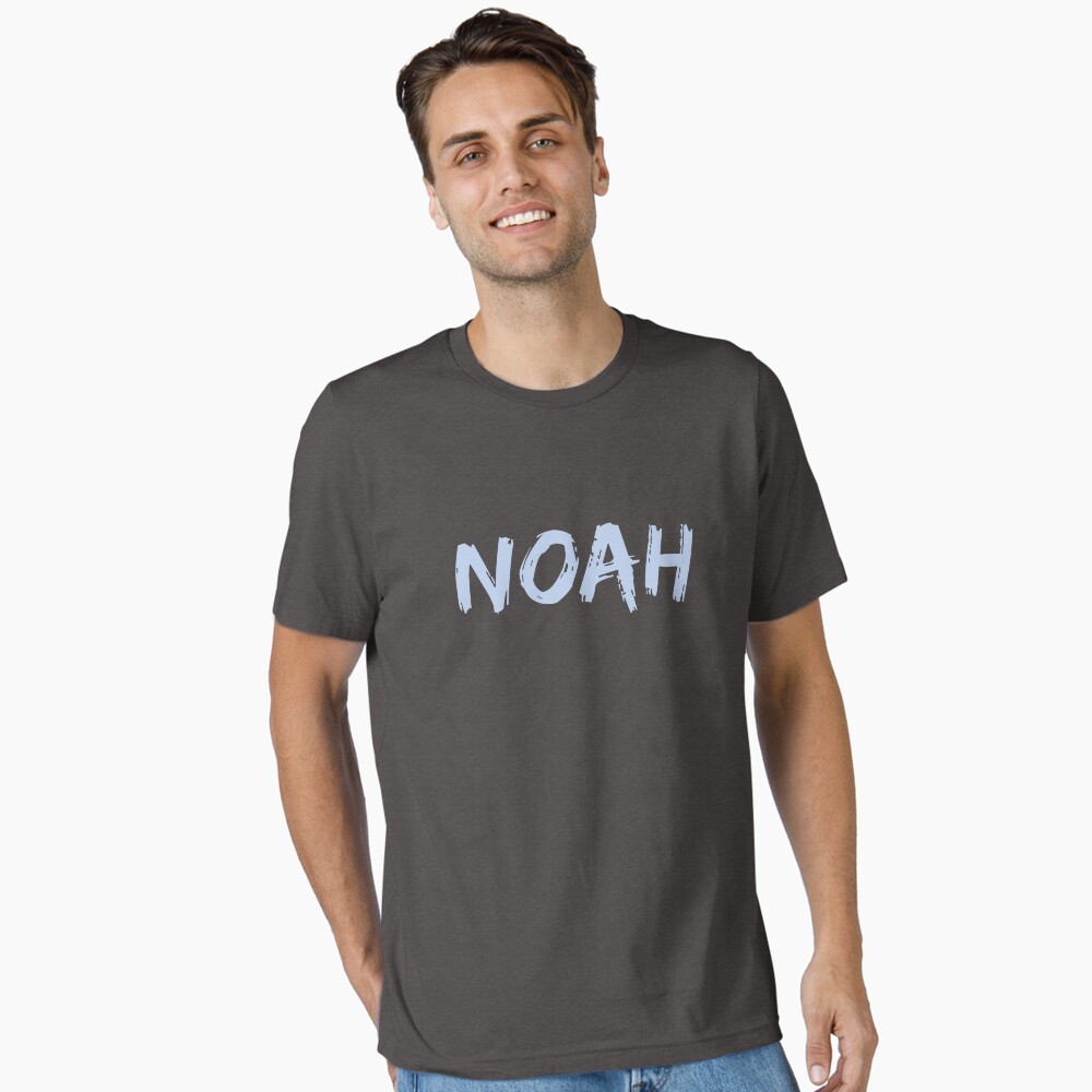 "Noah First Name Personalized Blue Grey" Sticker for Sale by ...