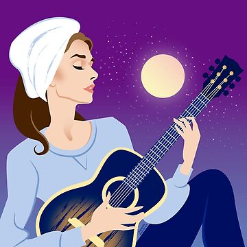 "Moon" Sticker for Sale by AleMogolloArt | Redbubble