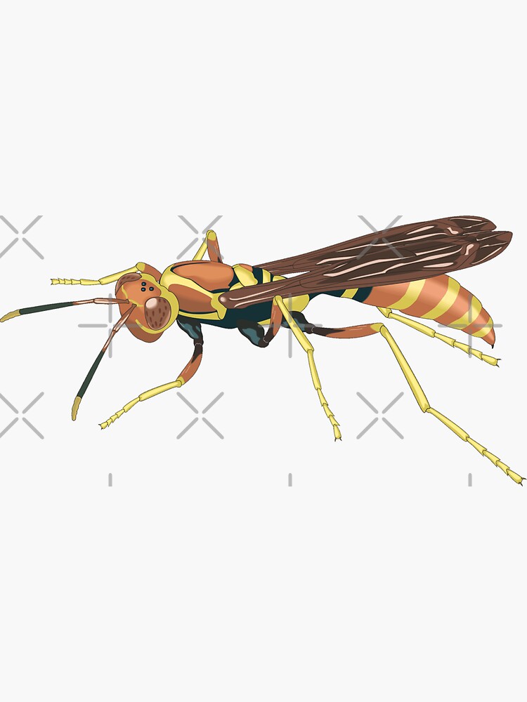 "Wasp" Sticker for Sale by Judge-Hatchet | Redbubble