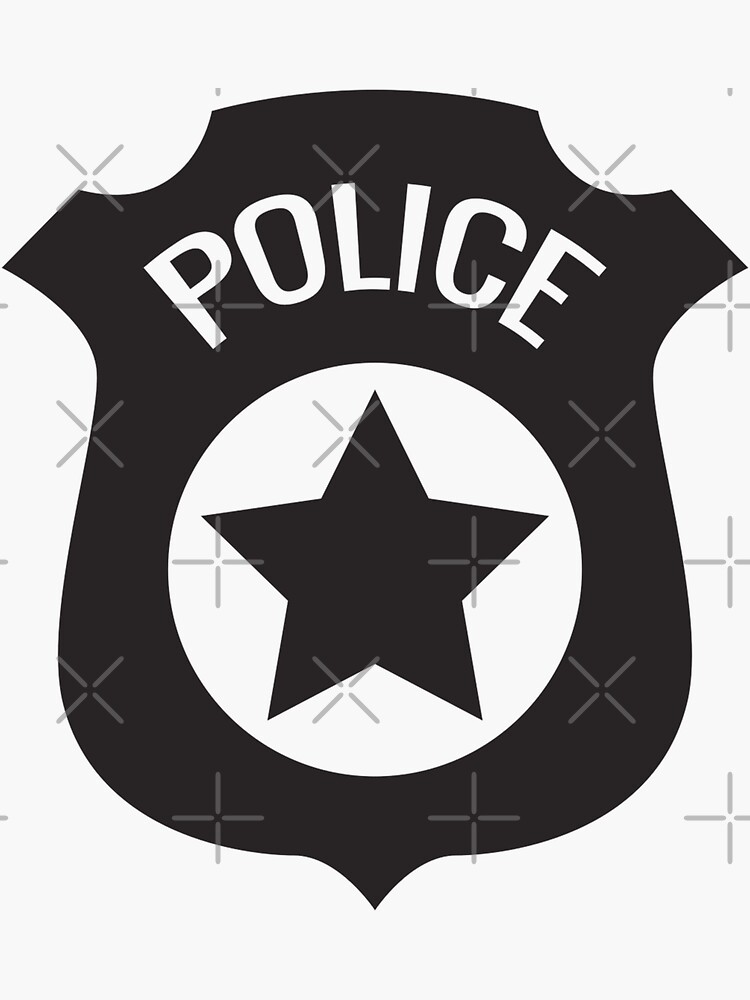 "Police" Sticker by Sandwhit | Redbubble