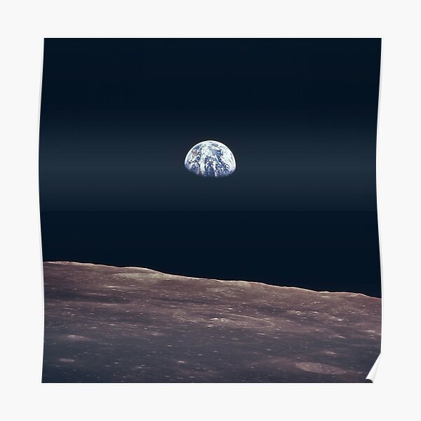 "Earthrise" Poster by historicalstuff | Redbubble