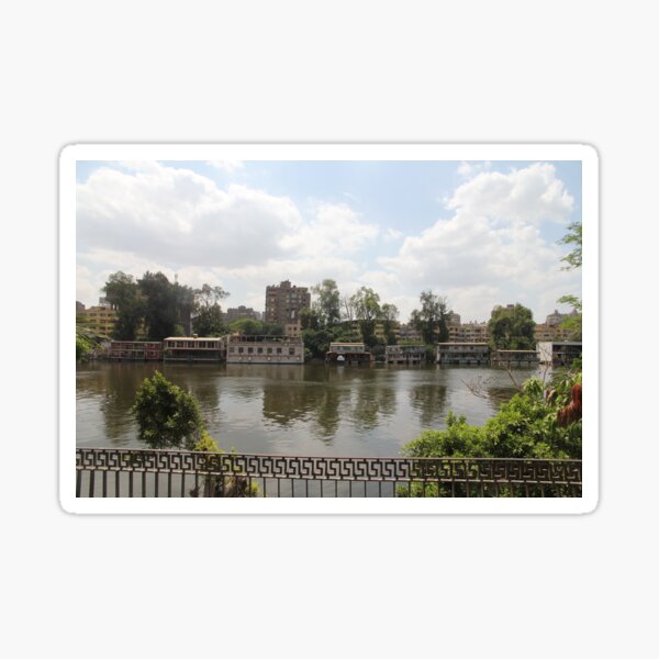 "Cairo life on the Nile" Sticker for Sale by aligata1970 | Redbubble