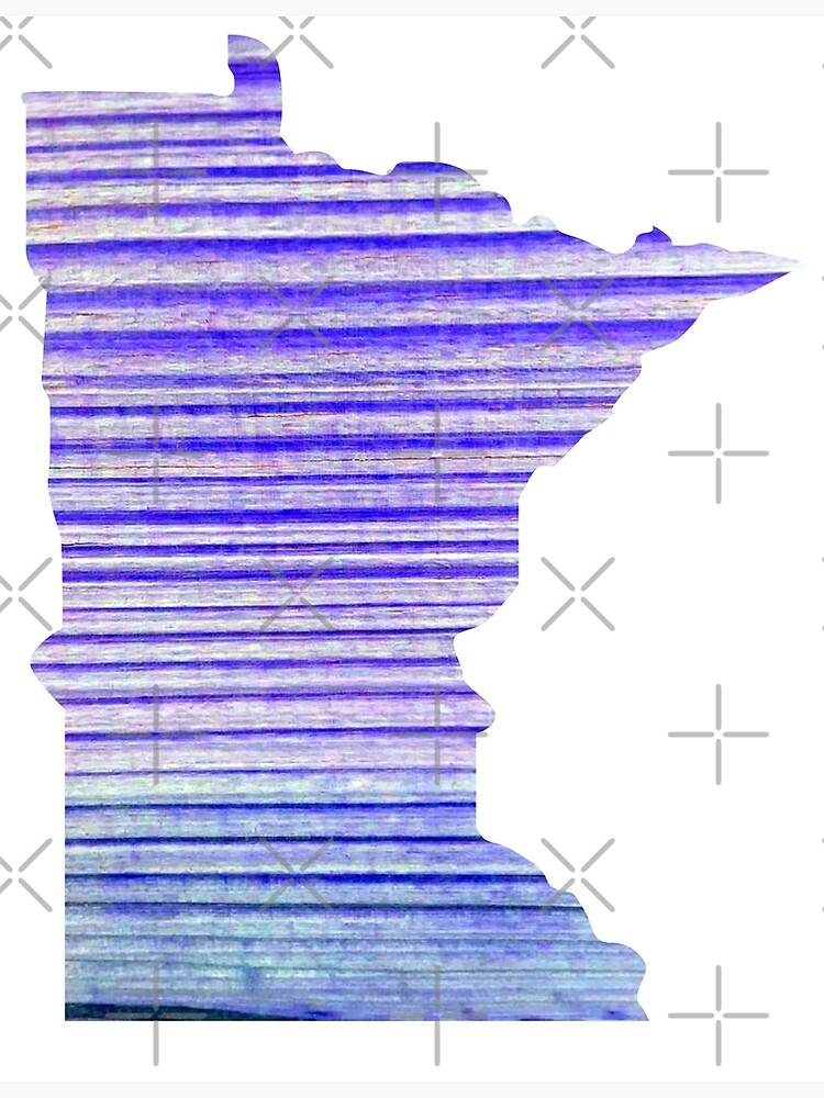 "Blue MN" Poster by codyst | Redbubble