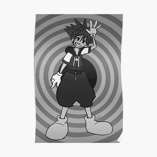 "Retro Sora" Poster for Sale by melondawn-art | Redbubble
