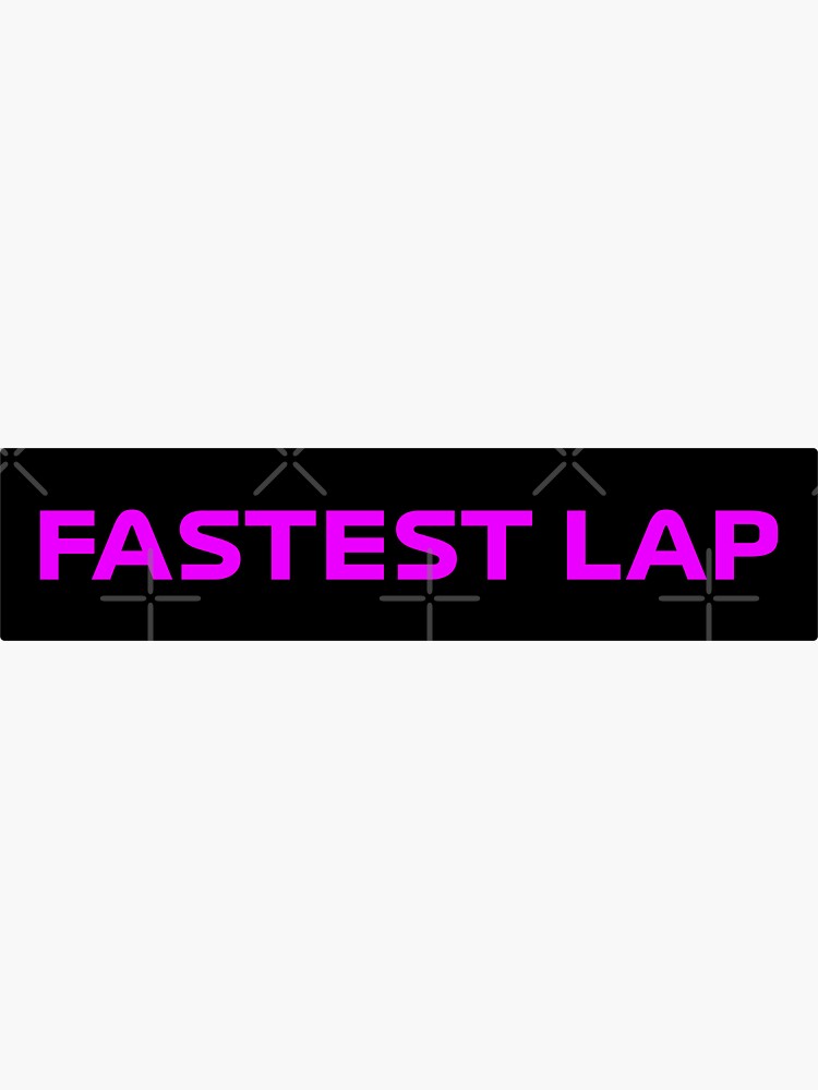 "Fastest LAP - F1" Sticker for Sale by andreanastasio | Redbubble