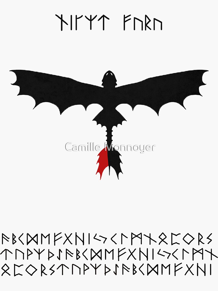 "HTTYD" Sticker for Sale by camimoga | Redbubble