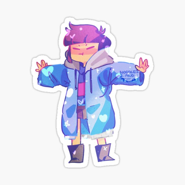 "Frisk the skeleton " Sticker for Sale by Noodles-and-tea | Redbubble