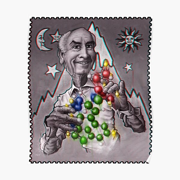 "Dr Albert Hoffman" Poster for Sale by andrekoeks | Redbubble
