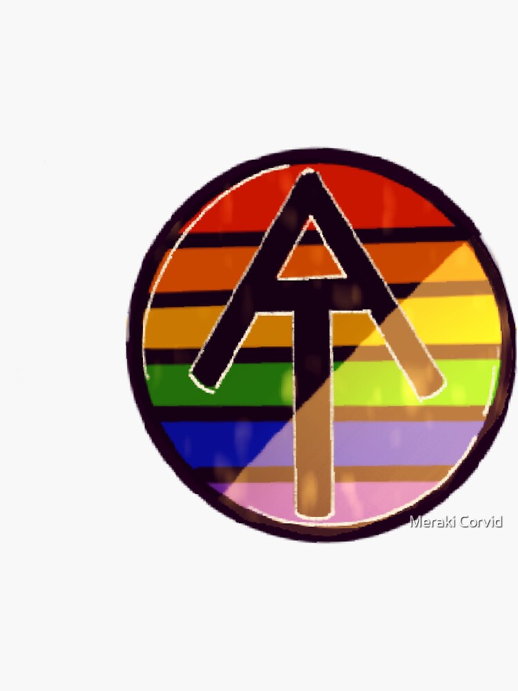 "Rainbow Appalachian Trail Logo" Sticker for Sale by ArtRoze | Redbubble