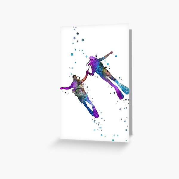 Diver Happy Birthday Birthday Card for Dive Lovers Scuba Diving ...