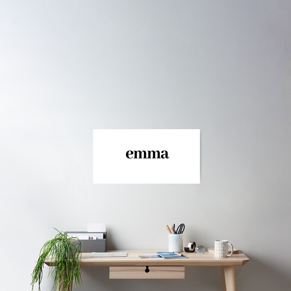 "emma" Sticker for Sale by LeighAnne64 | Redbubble