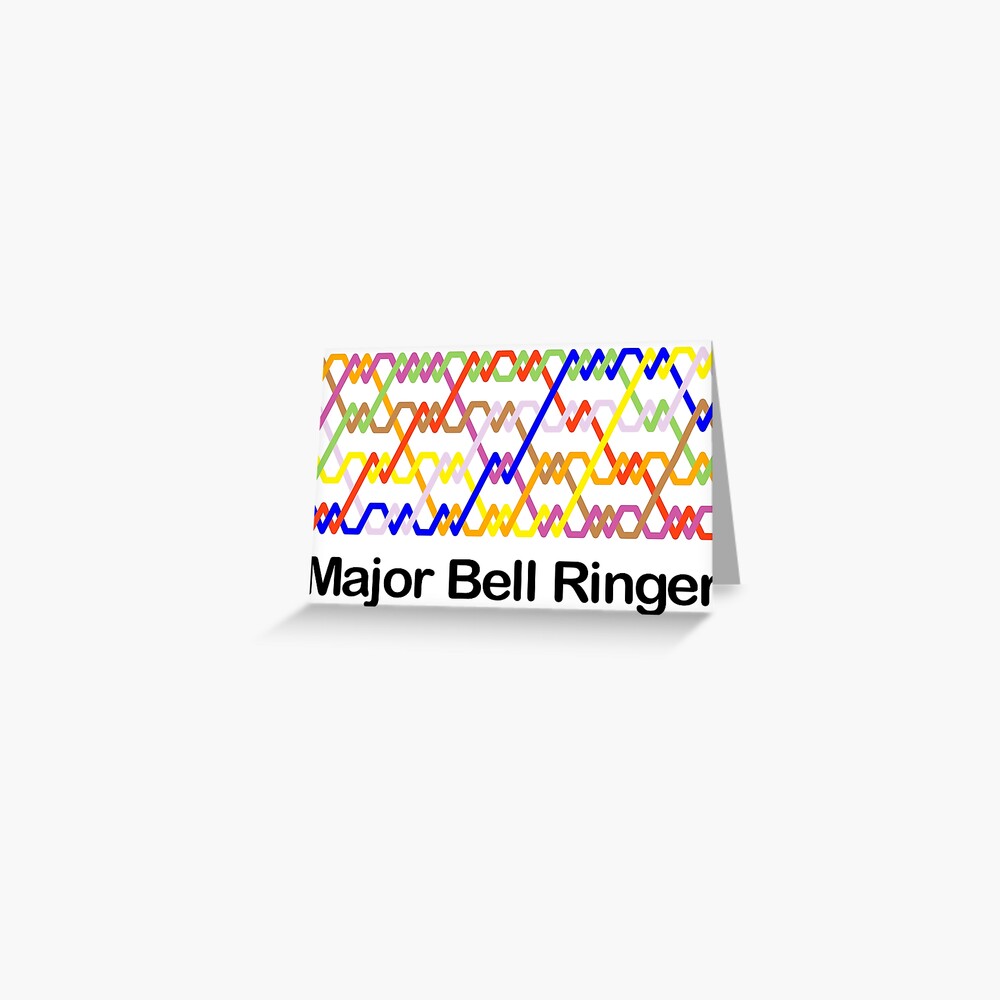 "Bell Ringer Cambridge Surprise Major" Greeting Card for Sale by ...
