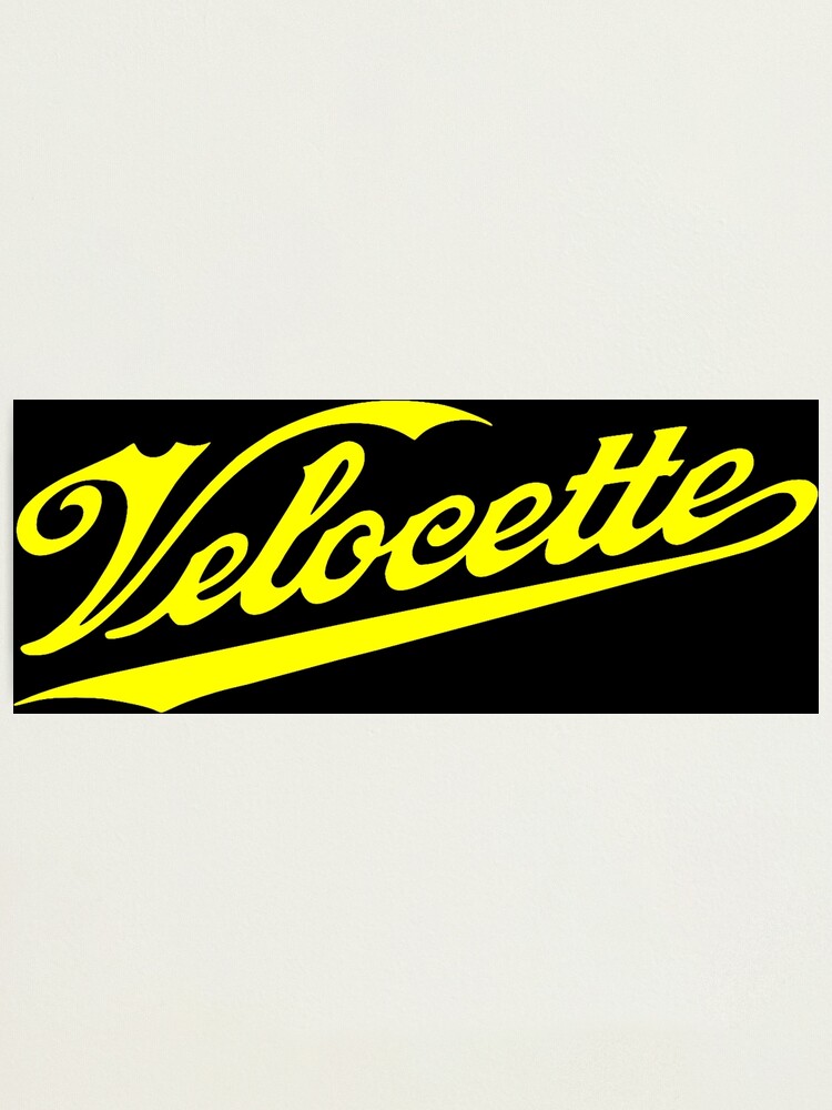 Lámina fotográfica «Motos Velocette» de Logo-A-GoGo | Redbubble
