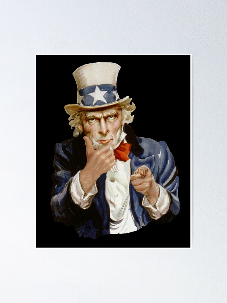 "Uncle Sam thumbs up" Poster by knappidesign | Redbubble