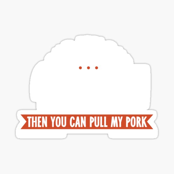 "BBQ Grilling Pig Pork" Sticker for Sale by Bendthetrend | Redbubble