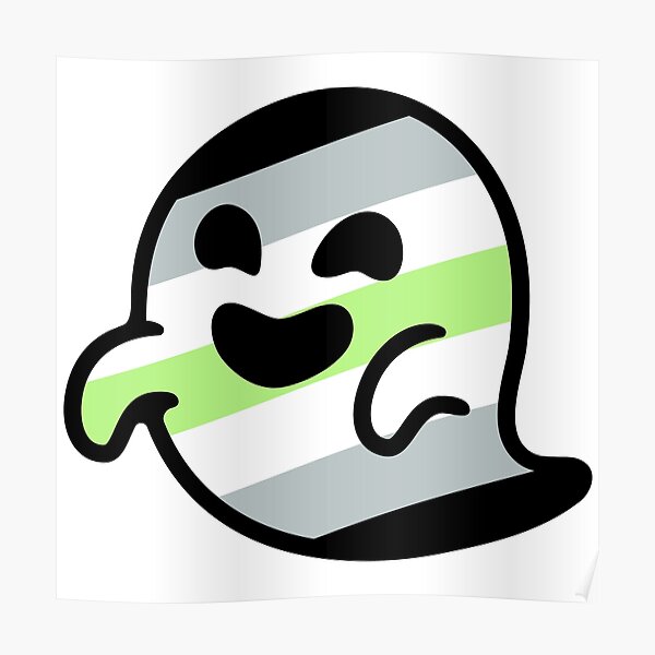 "Agender Pride Gaysper and Friends Ghost LGBTQ LGBT" Poster by ...