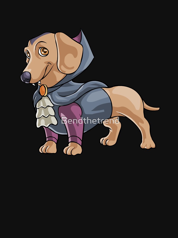 "Halloween Halloweiner Dog Vampire" T-shirt by Bendthetrend | Redbubble