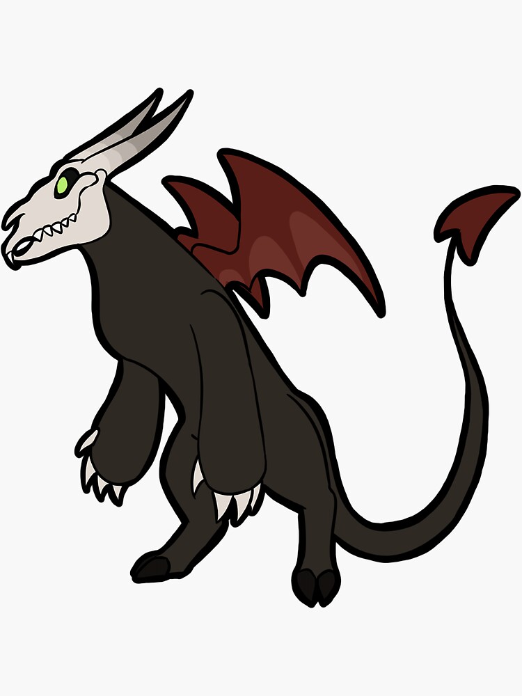 "Cryptids: Jersey Devil" Sticker by dyscrasia | Redbubble