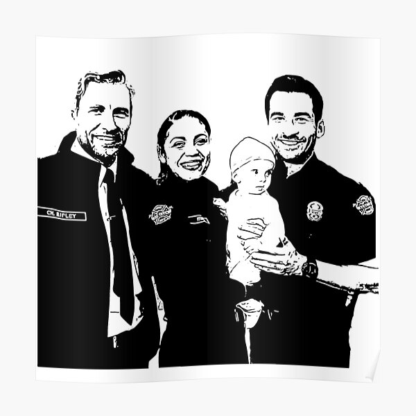 "Vicley and Travis, Station 19" Poster by StickWithVicley | Redbubble