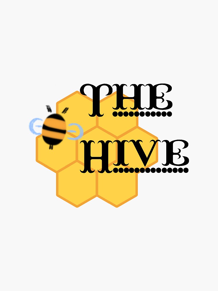 "The Hive Logo" Sticker for Sale by AlannahAblar | Redbubble