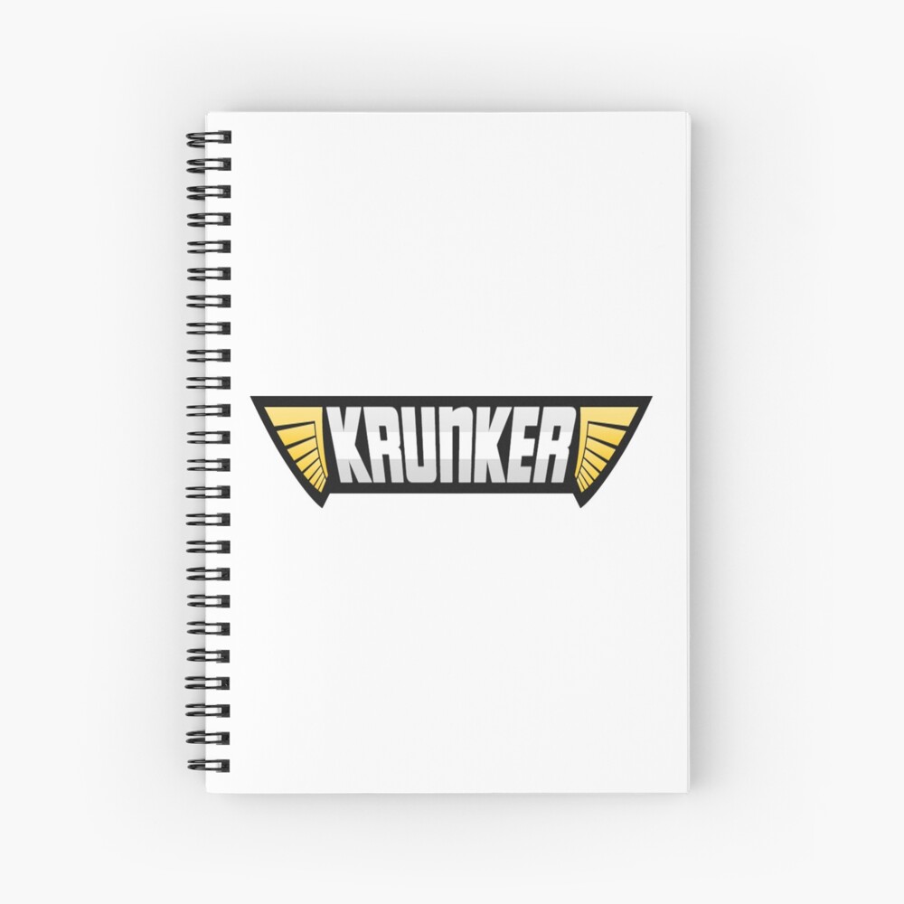 "Krunker Logo" Spiral Notebook for Sale by GaamerDesign | Redbubble