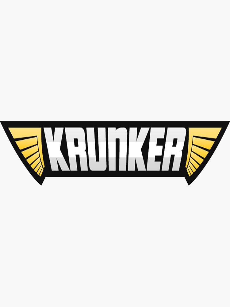 "Krunker Logo" Sticker for Sale by GaamerDesign | Redbubble