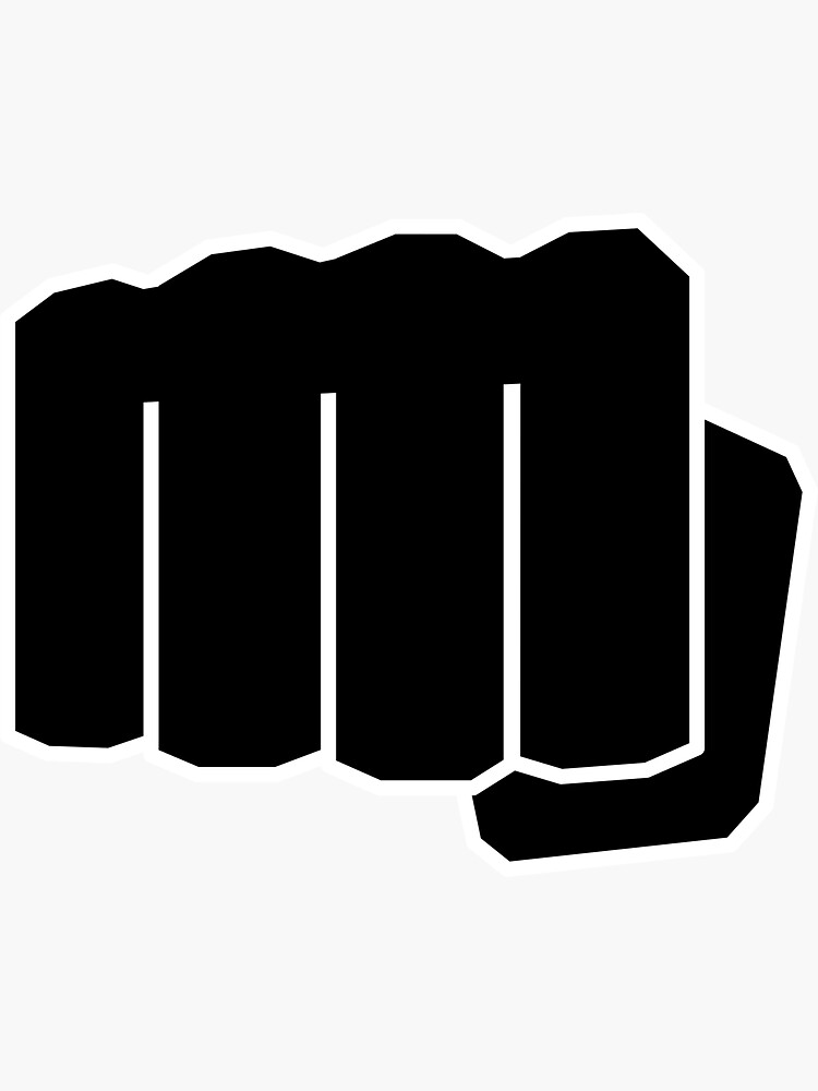 "Fist Bump" Sticker for Sale by AlienStickers | Redbubble