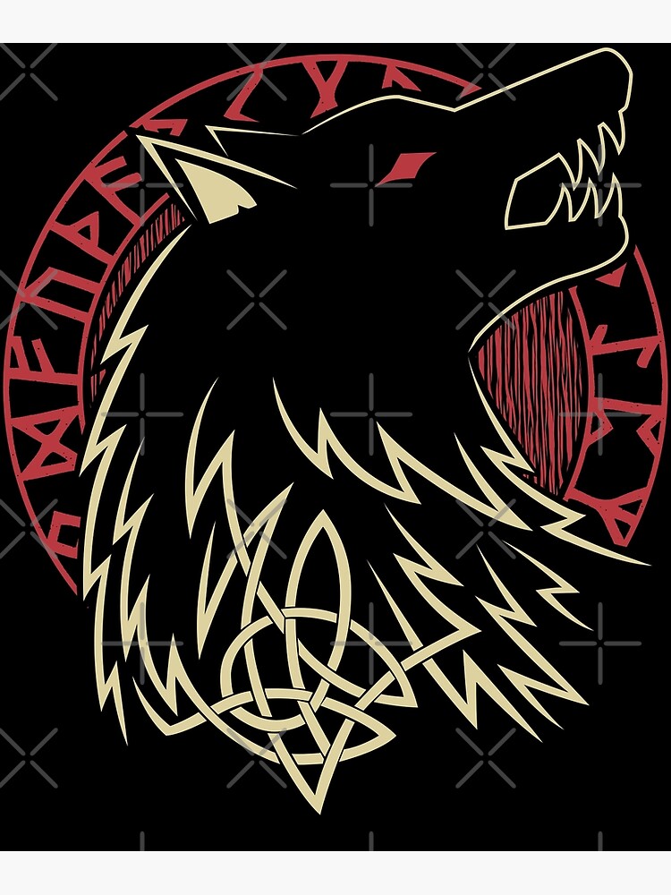 "Fenrir 2" Canvas Print for Sale by Dandeelion | Redbubble