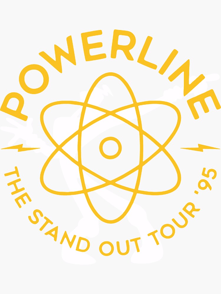 "Power Stand Black Tee" Sticker by donggedhang | Redbubble