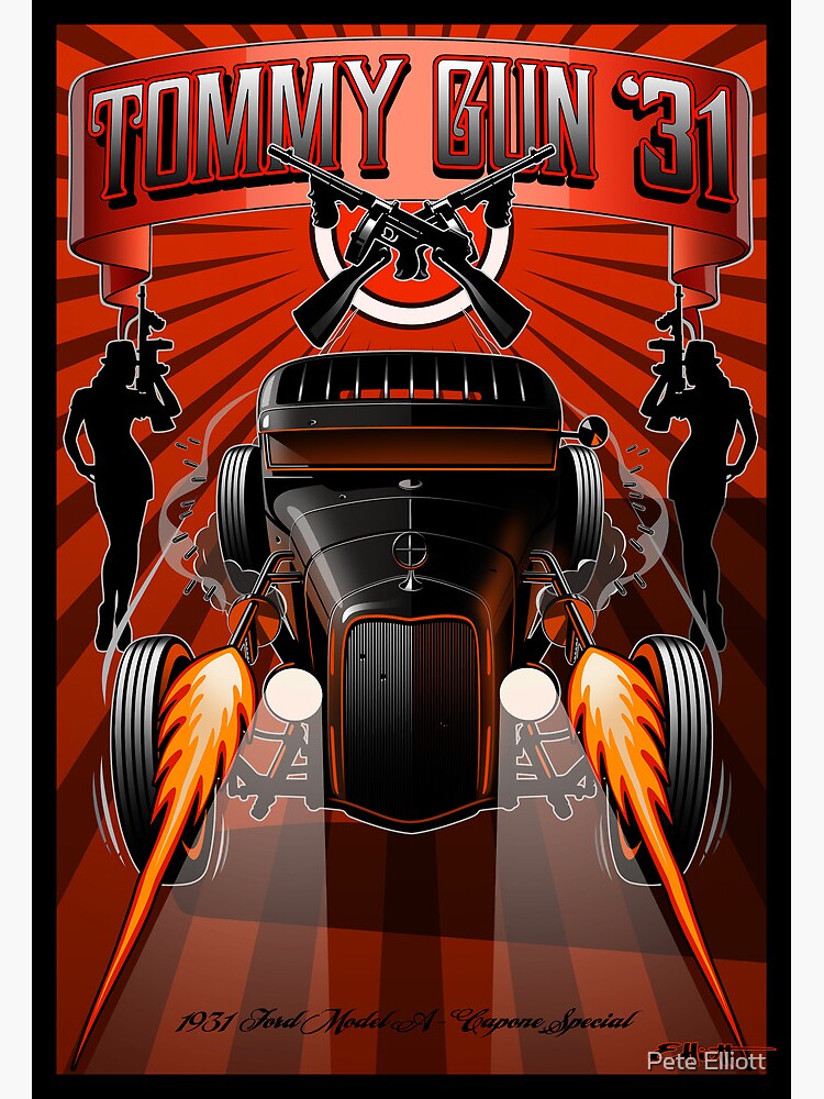 "Tommy Gun '31" Canvas Print by petewashere | Redbubble