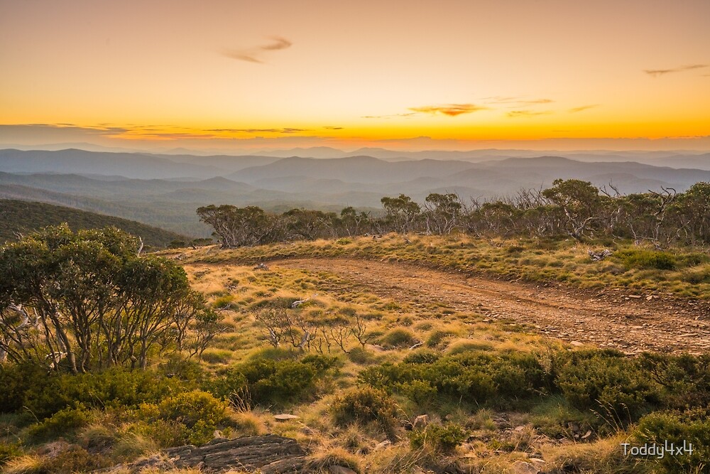"Victorian High Country Sunset" by Toddy4x4 | Redbubble