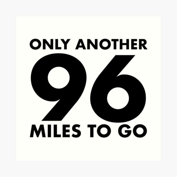 "West Highland Way 96 Miles" Art Print for Sale by PoshJocks | Redbubble