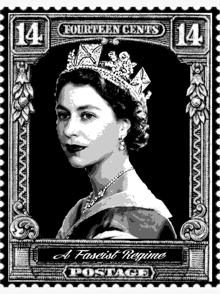 "Queen Elizabeth Stamp" Photographic Print for Sale by OffChops | Redbubble
