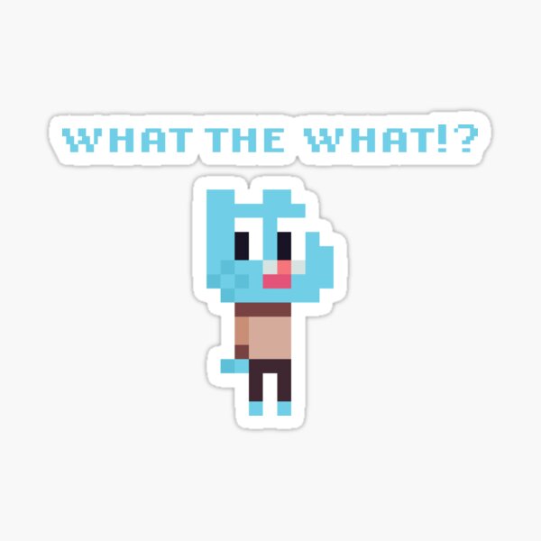 "8bit Gumball Quote" Sticker by edofaravelli | Redbubble