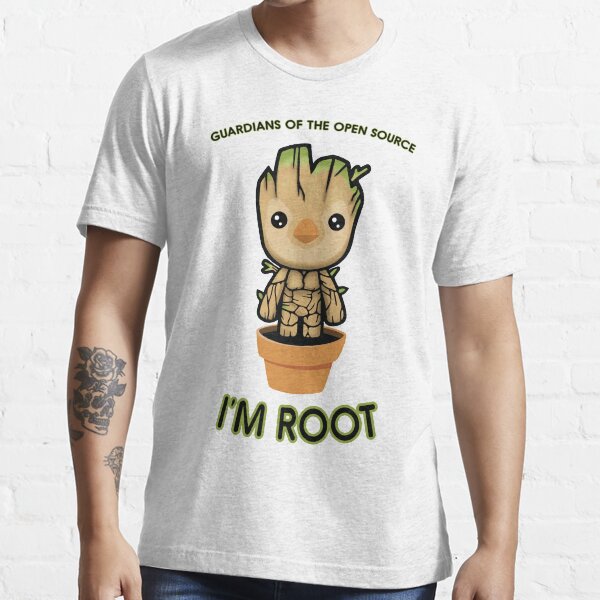 "I am root" T-shirt for Sale by ShoeBill99 | Redbubble | open source t ...
