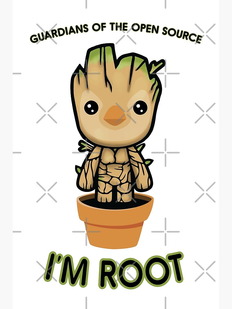 "I am root" Poster by ShoeBill99 | Redbubble