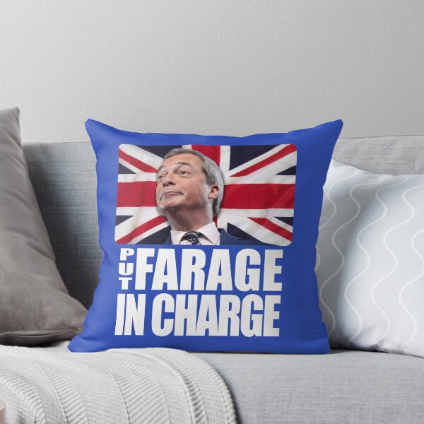 Fag Ash Farage Pillows & Cushions for Sale | Redbubble