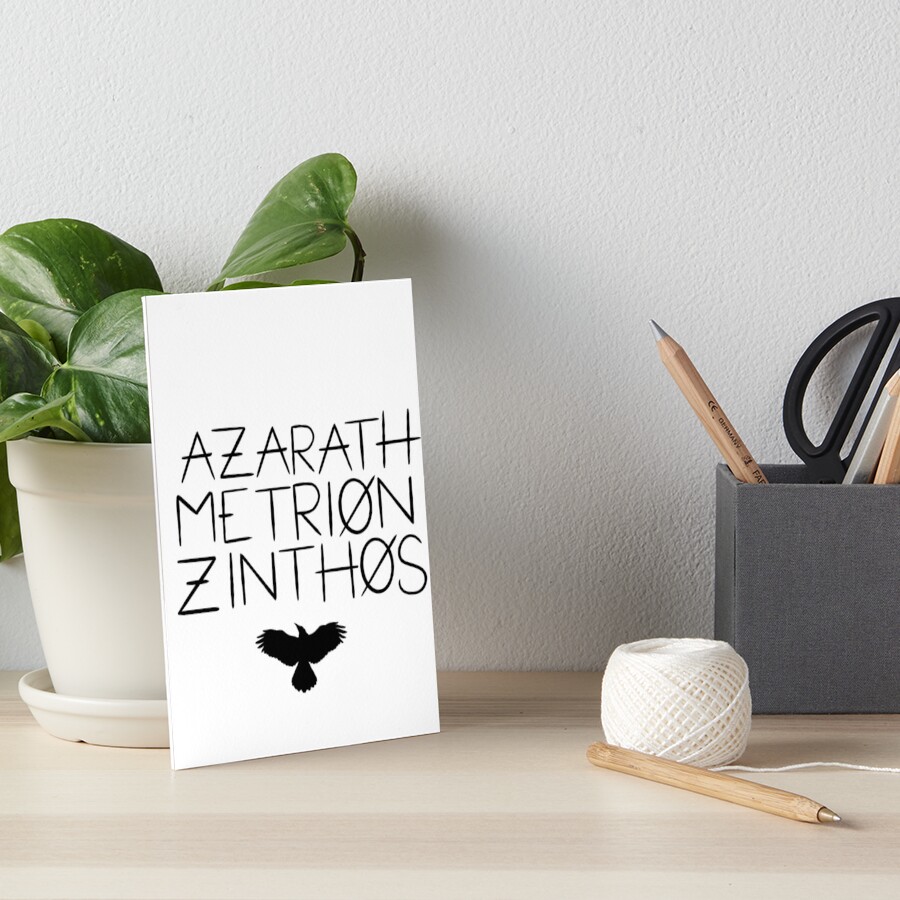 "Azarath Metrion Zinthos - Raven" Art Board Print by kimmikart | Redbubble