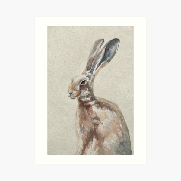 "Spring Hare" Art Print for Sale by amartstudio | Redbubble
