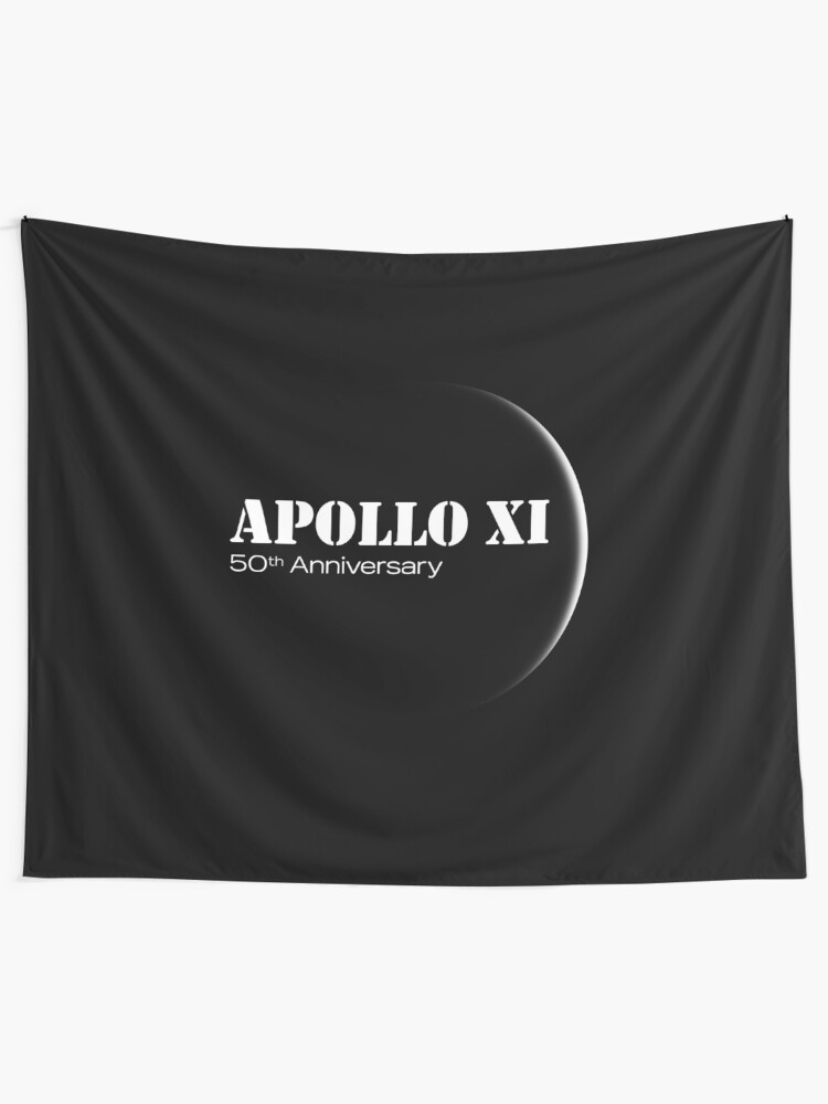 Apollo 11 Moon Landing 50th Anniversary Moon Space Tapestry By